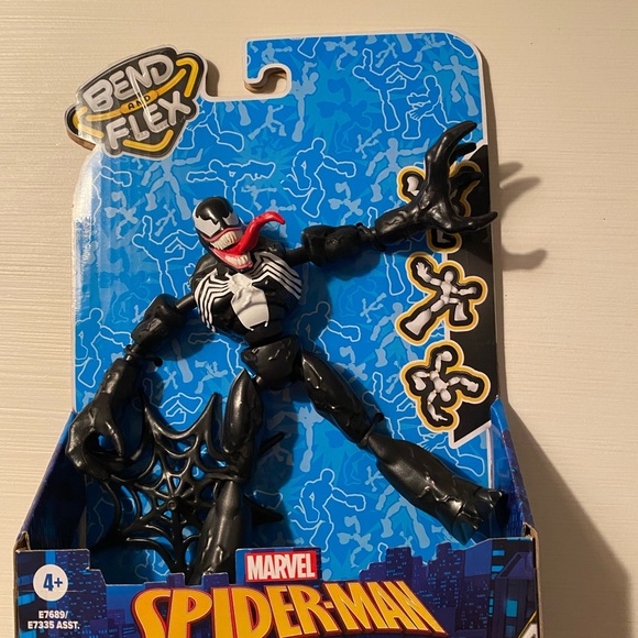 Hasbro | Toys | Bend And Flex Spiderman Venom | Poshmark